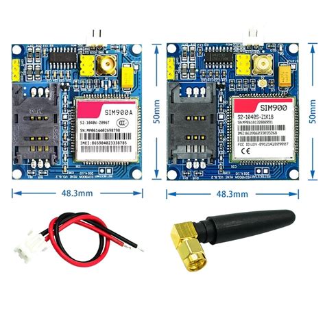 Module Gsm Sim 900 Communication Sans Fil émetteur Récepteur Wifi
