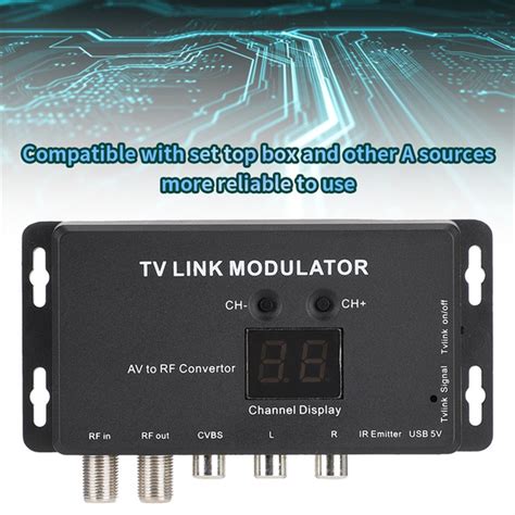 Uhf Modulator Tv Link Modulator Universal Composite Av To Rf Coax