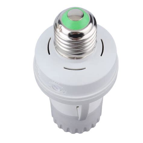 PIR Indoor Motion Sensor Light Socket With Control Switch