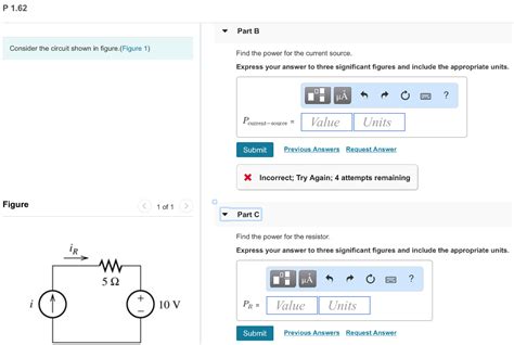 Solved P 162 Part B Consider The Circuit Shown In