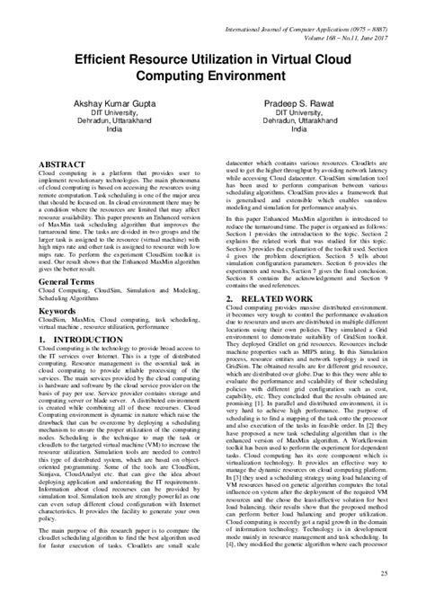 pdf enhanced maxmin scheduling in cloud computing