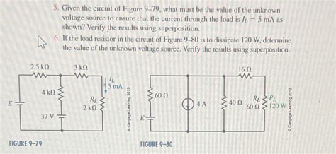 Solved Given The Circuit Of Figure 9 79 ﻿what Must Be The