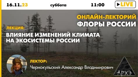 Лекция Александра Чернокульского Влияние изменений климата на экосистемы России Флоры России
