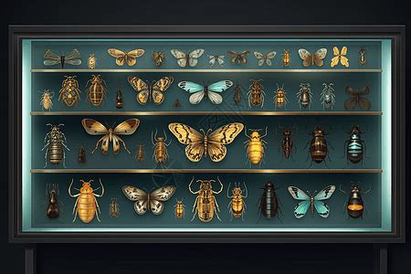 昆虫标本展示插画图片下载 正版图片600048763 摄图网