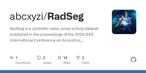 Github Abcxyziradseg Radseg Is A Synthetic Radar Pulse Activity Dataset Published In The