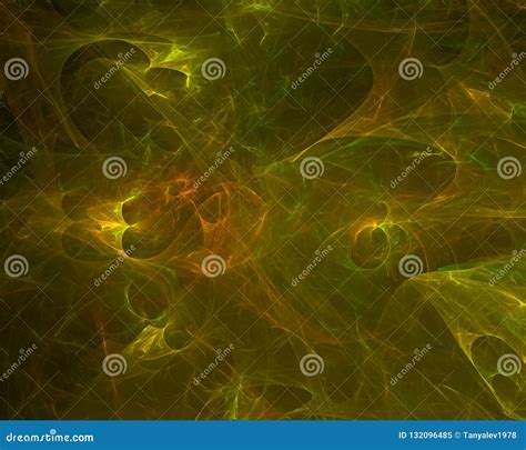 Fractal Digital Abstract Decoration Dynamic Mesh Wave Design Mystery Ornament Explosion