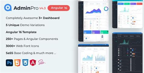 Adminpro Angular 17 Dashboard Template Graphicfort Dashboard Template Email Marketing