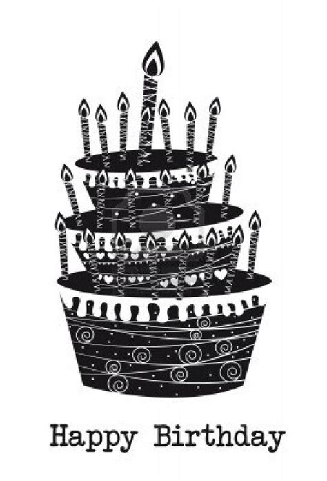 С днем рождения мужчине черно белые картинки 60 фото