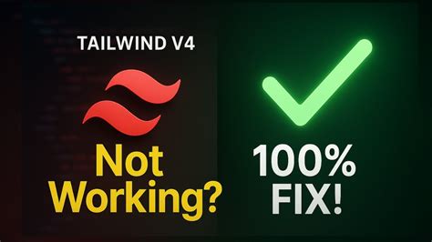 Fix Tailwind Css Not Working In React Vite V4 Intellisense Full Fix 2025 Youtube