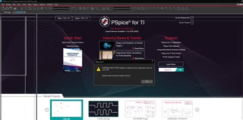 Pspice For Ti Licensing Error Simulation Hardware And System Design