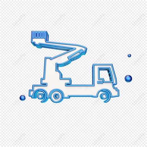 3 차원 창조적 인 파란색 리프트 자동차 아이콘 Png 일러스트 무료 다운로드 Lovepik
