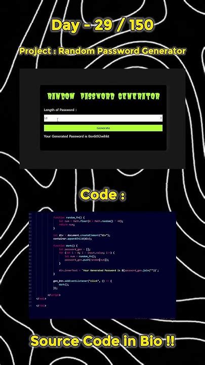 How To Create A Random Password Generator With Html Css And