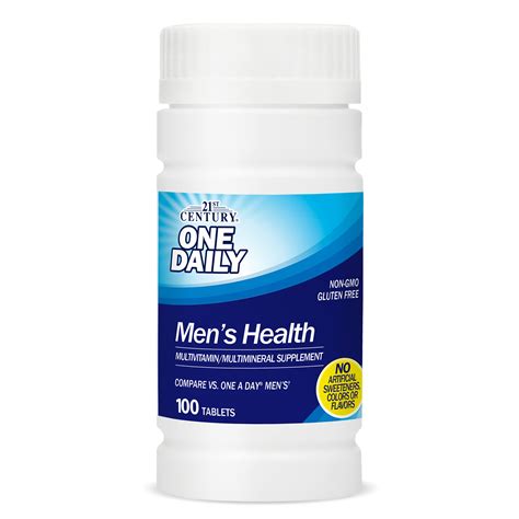 21st Century One Daily Men's Health Multivitamin/Multimineral Suppleme ...