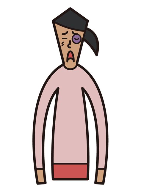 여성의 얼굴 그림 무료 일러스트 소재집 Kukukeke