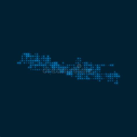 Java Dotted Glowing Map Stock Vector Illustration Of Border 236997437