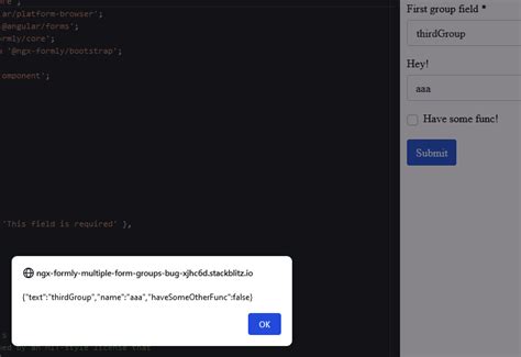 Model Is Reset With Resetfieldonhidefalse V6 · Issue 3368 · Ngx Formlyngx Formly · Github
