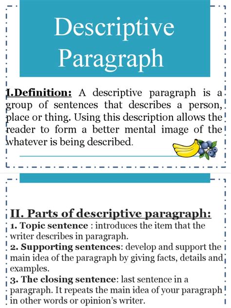 Descriptive Paragraph 1 Pdf Sweater Hair