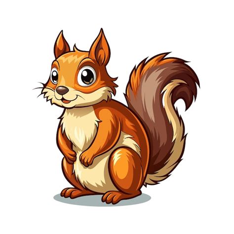 Иллюстрация мультфильма на белом фоне Премиум Ai сгенерированный вектор