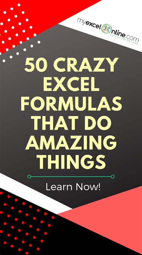 101 Advanced Excel Formulas Functions Examples Artofit