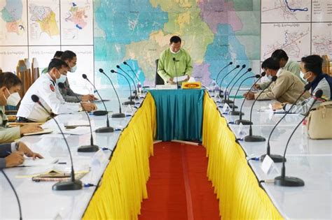 လွိုင်လင်ခရိုင်တွင် ကိုဗစ် ၁၉ ရောဂါ ကာကွယ်၊ ထိန်းချုပ်၊ ကုသရေး လုပ်ငန်းကော်မတီ အစည်းအဝေးကျင်းပ