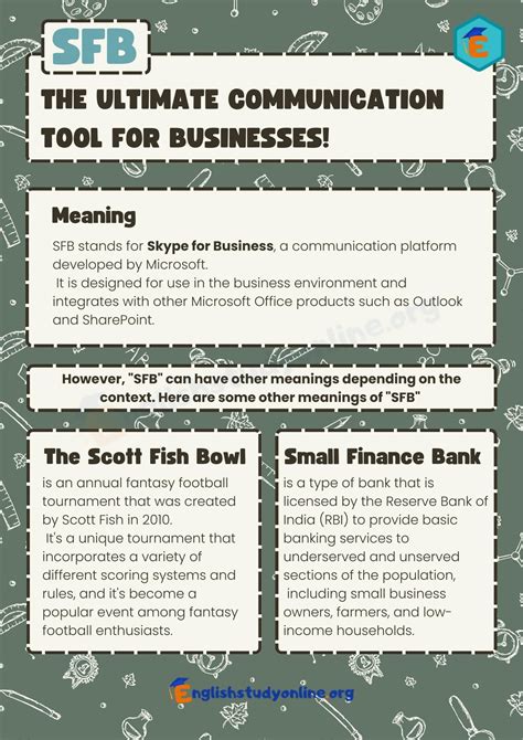 Sfb Meaning What Does It Mean English Study Online