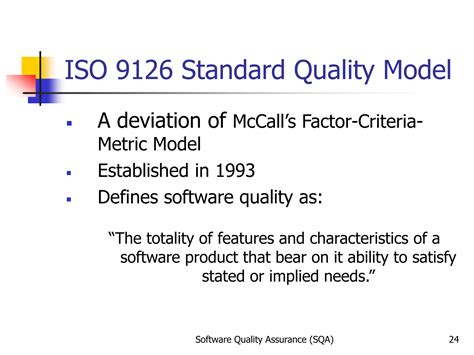 Software Quality Models Presentationpptx