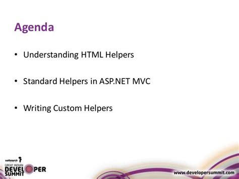 Creating Custom Html Helpers In Aspnet Mvc