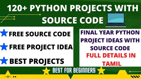 Python Projects For Beginners In Tamil Machine Learning Projects In
