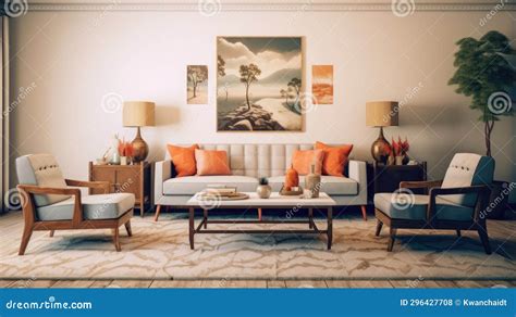 A Room Layout With Furniture And Decor Highlighting The Art Of