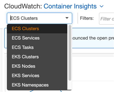 Ecsとfargateのメトリクスを一括取得するcloudwatch Container Insightsがプレビューリリースです