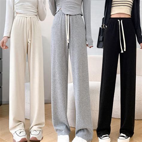 긴바지 배기팬츠 여자바지 세미 스판 배기바지 배기 에이블리