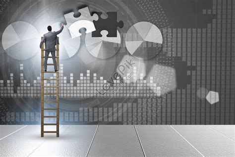 직소 퍼즐 조각 사진을 조립하는 사업가 사진 무료 다운로드 Lovepik