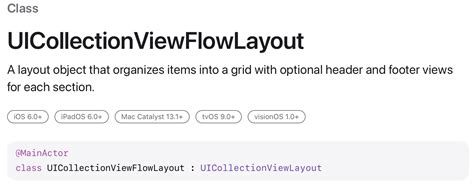 Ios Flow Layout