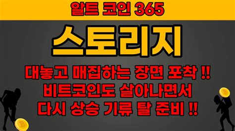 스토리지 대놓고 매집하는 장면 포착 비트코인도 살아나면서 다시 상승 기류 탈 준비 스토리지 스토리지코인 스토리지코인전망 스토리지코인목표가 급등코인 급등
