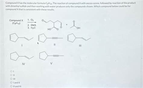 Solved Compound X Has The Molecular Formula C 8 H 20 The