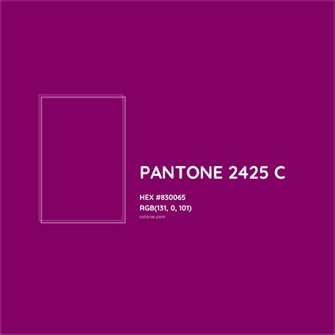 Pantone 2425 C Complementary Or Opposite Color Name And Code 830065