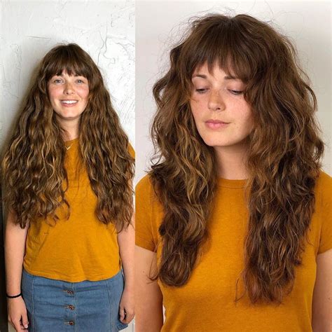 Hairstyles With Bangs And Wavy Hair