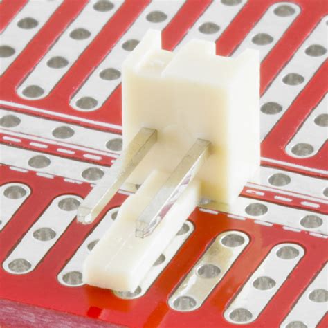 Polarized Header 2 Pin Male With Right Angle Leads Protostack