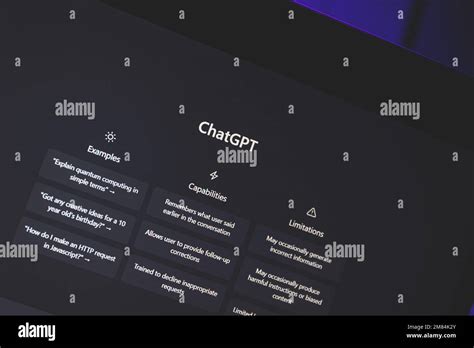 ChatGPT On Computer Chat GPT Is Artificial Intelligence AI Chatbot