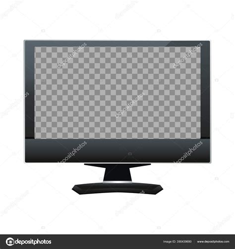 Desktop Computer Monitor Device Digital Stock Vector By Jemastock