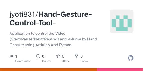 Github Jyoti Hand Gesture Control Tool Application To Control The Video Start Pause Next