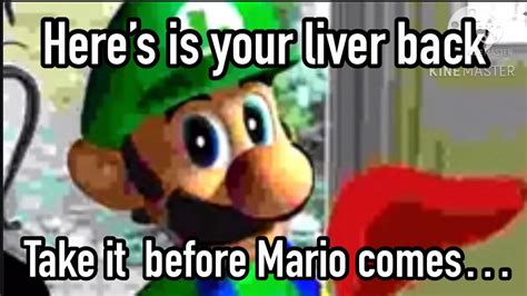 3 Days Until Mario Steals Your Liver [ Good Ending ] Luigi Gives You