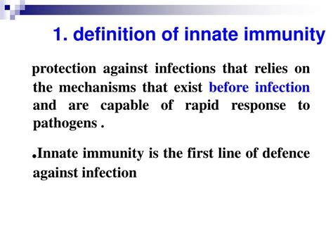 Ppt Innate Immunity Powerpoint Presentation Free Download Id1351778