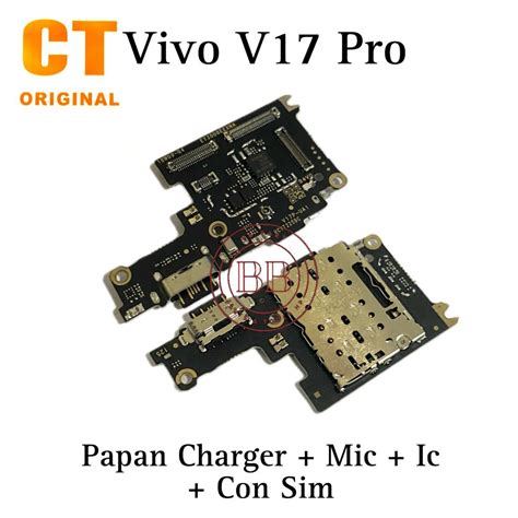 Jual Original Ct Ada Ic Papan Konektor Pcb Cas Mic Konektor Sim Vivo V Pro