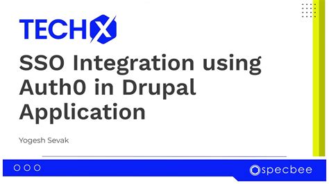 How To Integrate Auth0 Single Sign On Sso In Drupal Techx Specbee Youtube