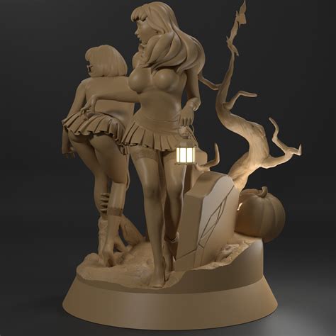 🔞 Graveyard Daphne And Velma 3d Print Model・ 3d File For ・cults
