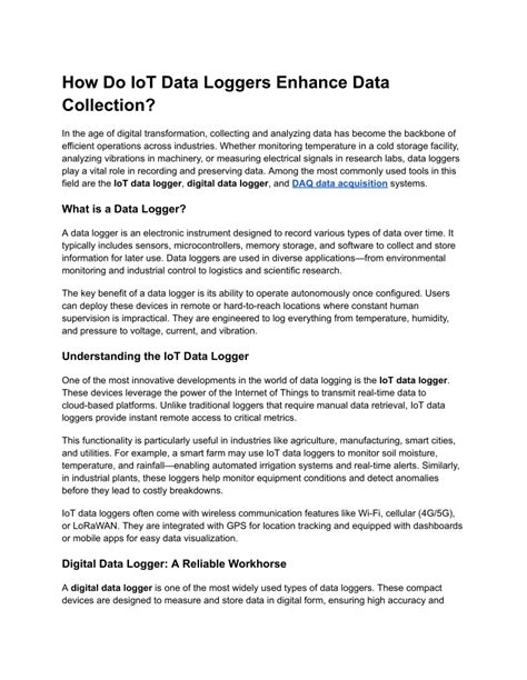 Ppt How Do Iot Data Loggers Enhance Data Collection Powerpoint Presentation Id 14198051