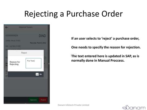 Approval Sapui5 Applications For Purchase Order And Purchase Requisition Ppt