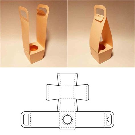 Box With Handle Template Square Box Cube Box Favor Box G Inspire Uplift Packaging