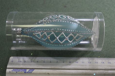 Купить Елочная игрушка из стекла подвеска Кружевница Стекло Клин Елочка 2 цены фото